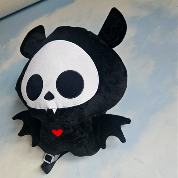 Hot Topic | Bags | Skelanimals Hot Topic Backpack Plush Bat Toy Gothic ...